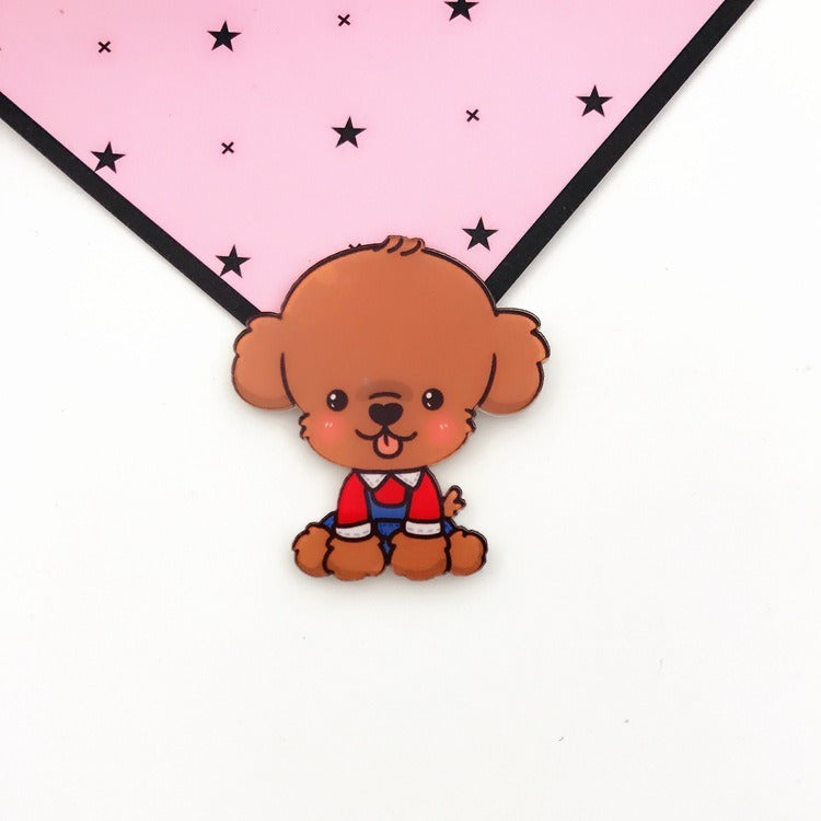 Custom Pins Clear Acrylic Dog Pin – Pdodo