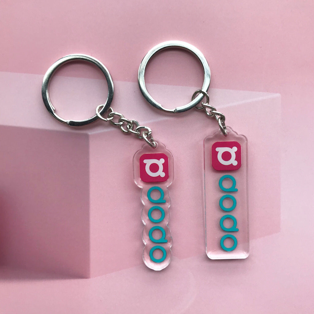 Logo Custom Acrylic Keychains – Pdodo