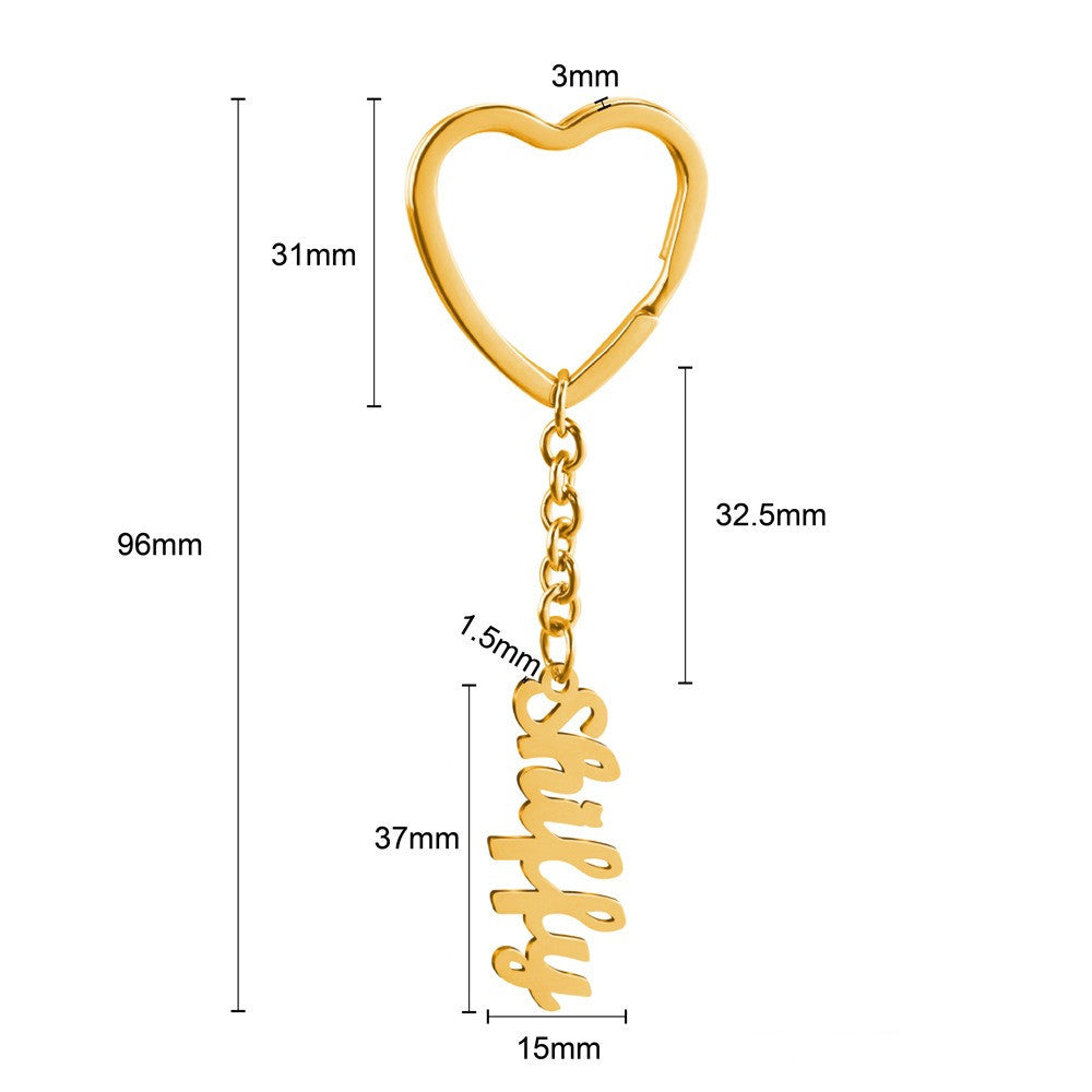 Custom Metal Keychain DIY Keychain With Name – Pdodo